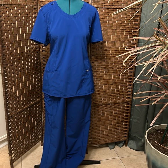 Cherokee | Other | Beautiful Royal Blue Infinity Scrub Set | Poshmark